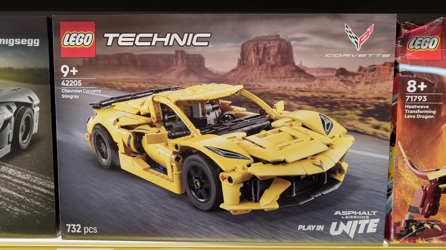 Asphalt: Legends Unite lets you drive a Lego Technic Corvette | Traxion