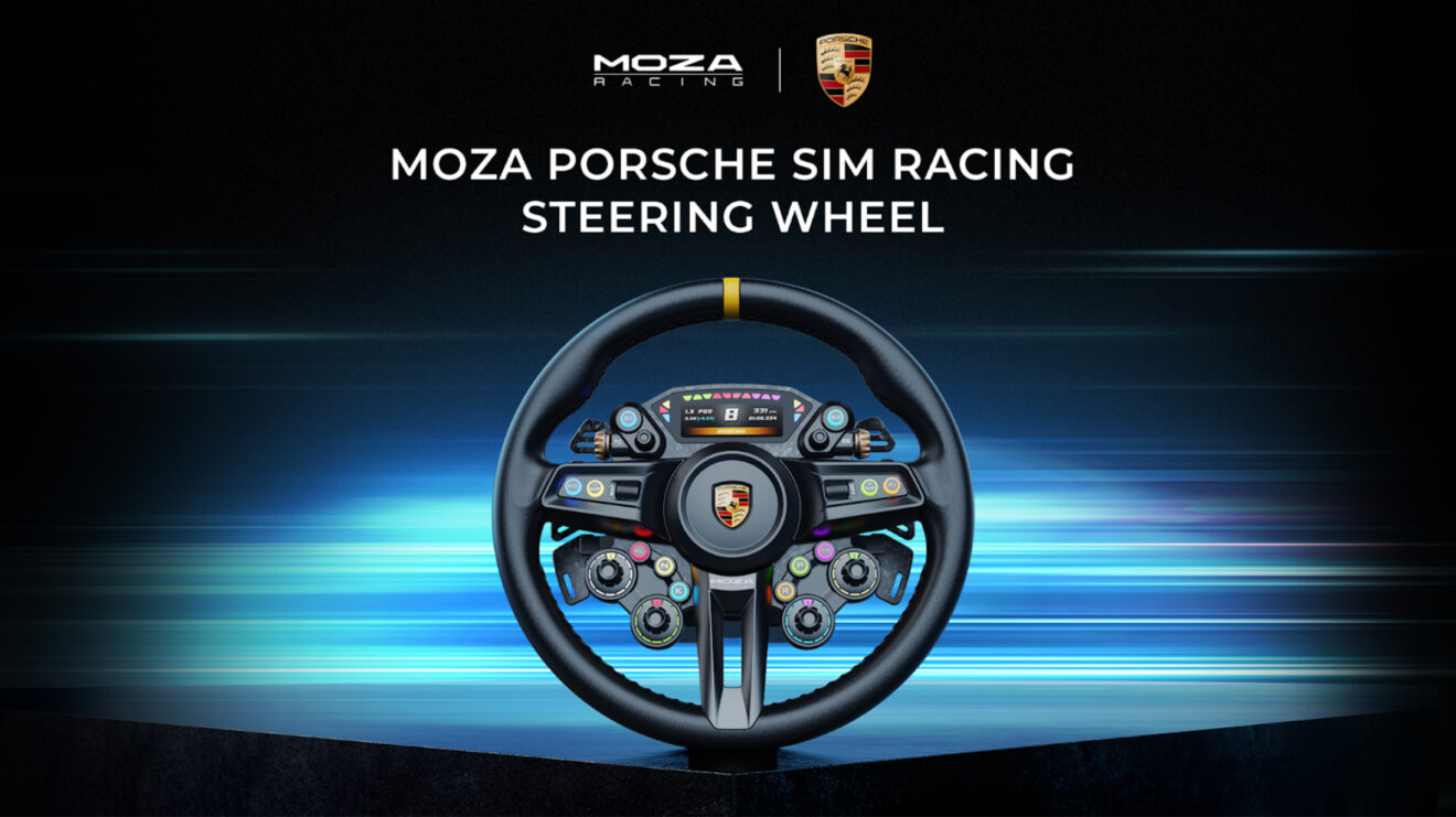 Moza unveils new Porsche sim racing wheel inspired by the 911 GT3 RS ...
